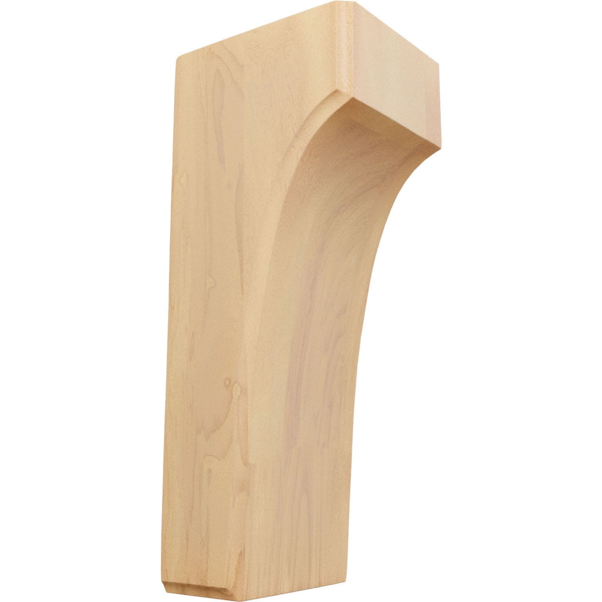 Ekena Millwork 3 1/2"W x 4"D x 10"H Clarksville Bracket, Red Oak (4 ...