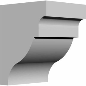 Ekena Millwork 10 1/8"W x 7 5/8"D x 40 1/8"H Damon Corbel - Walmart.com