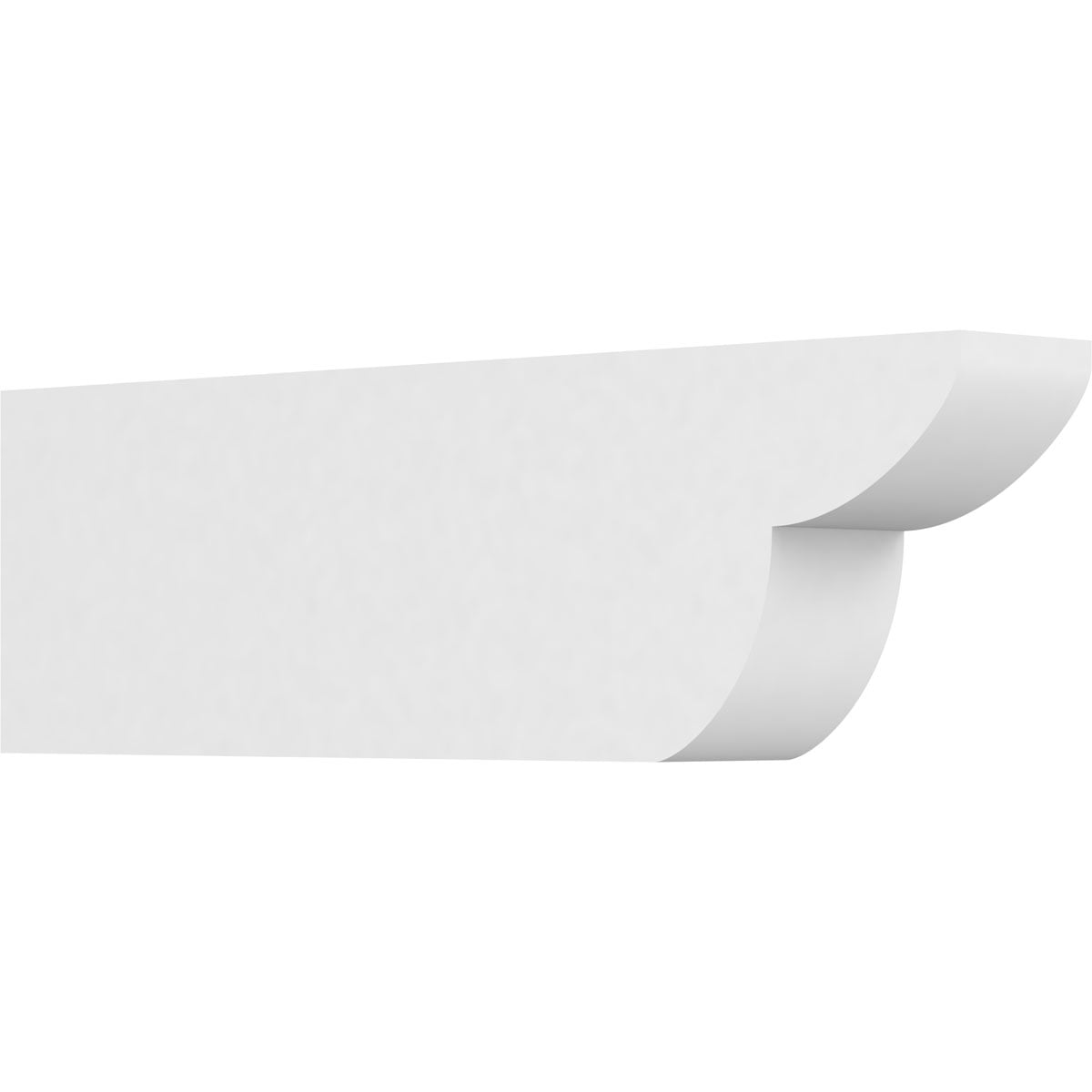 Ekena Millwork 3"W X 6"H X 20"L Standard Crestline Architectural Grade ...