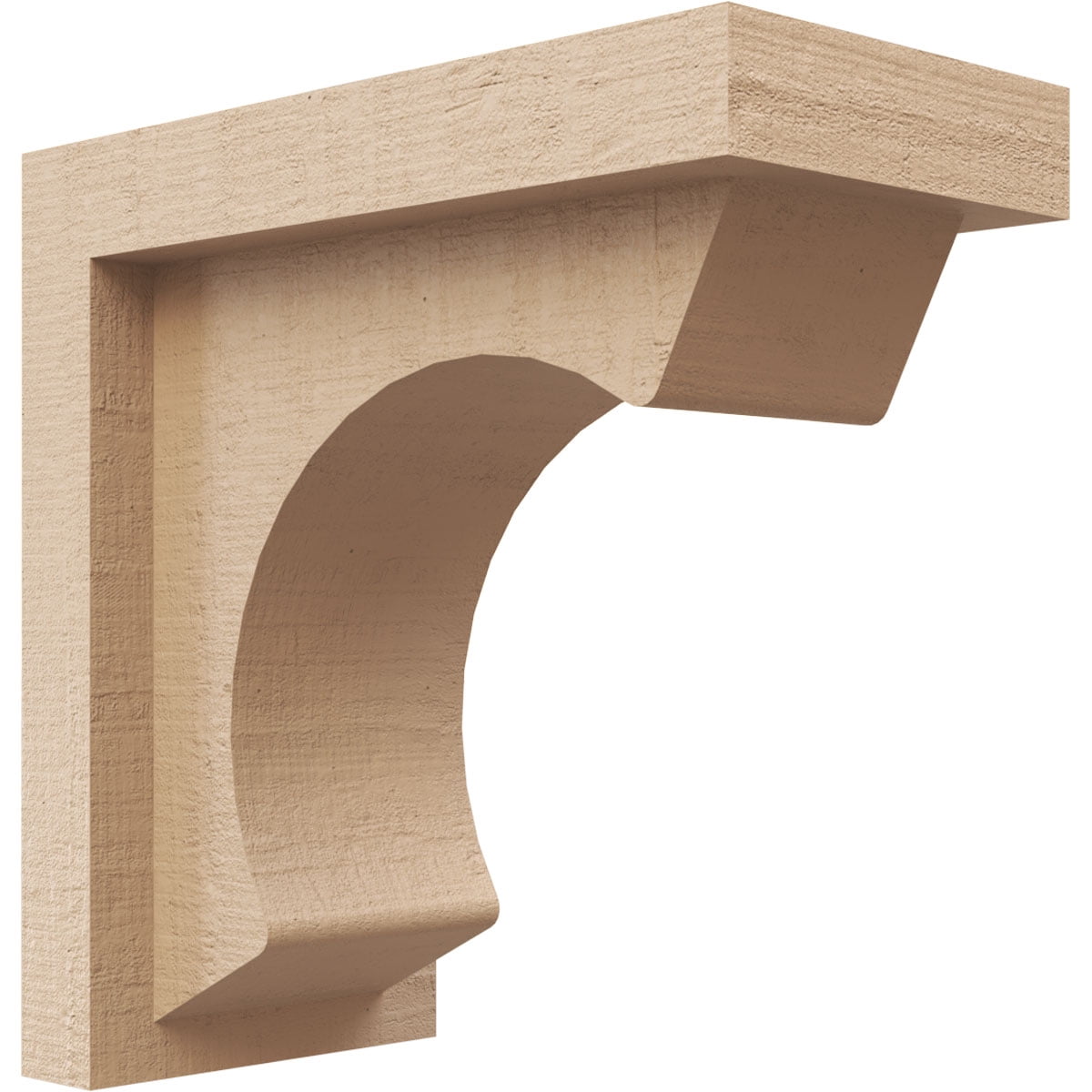 3"W x 6"D x 6"H Classic Emerson Rough Cedar Woodgrain TimberThane ...