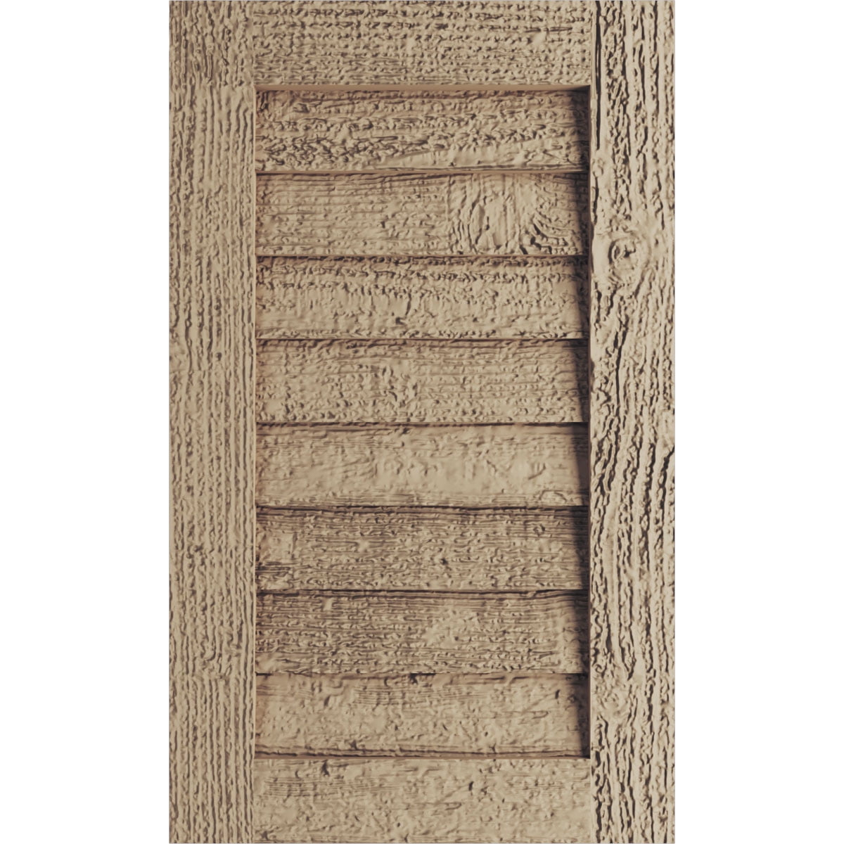 Ekena Millwork 30"W x 30"H Timberthane Rough Sawn Vertical Faux Wood ...