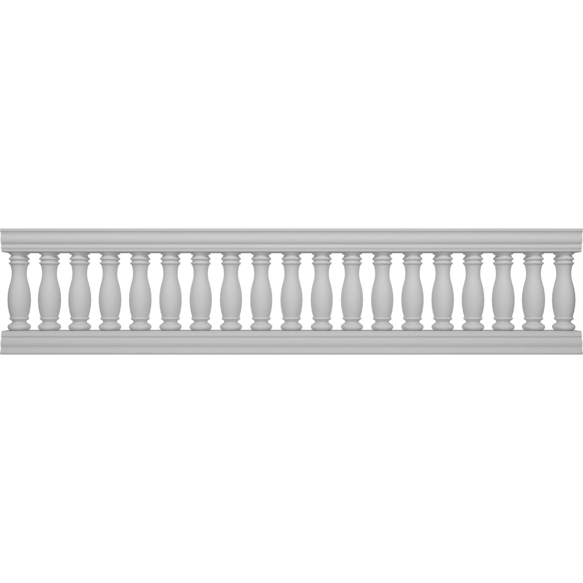Ekena Millwork 32"H x 11'L Fiberthane Embassy Unassembled Balustrade ...
