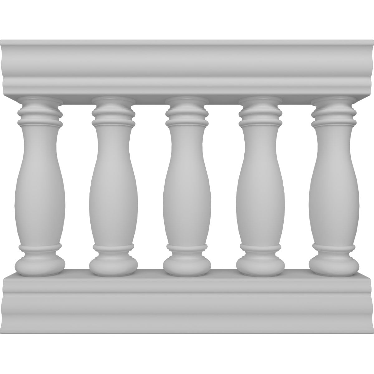 Ekena Millwork 32"H x 3'L Fiberthane Embassy Unassembled Balustrade ...