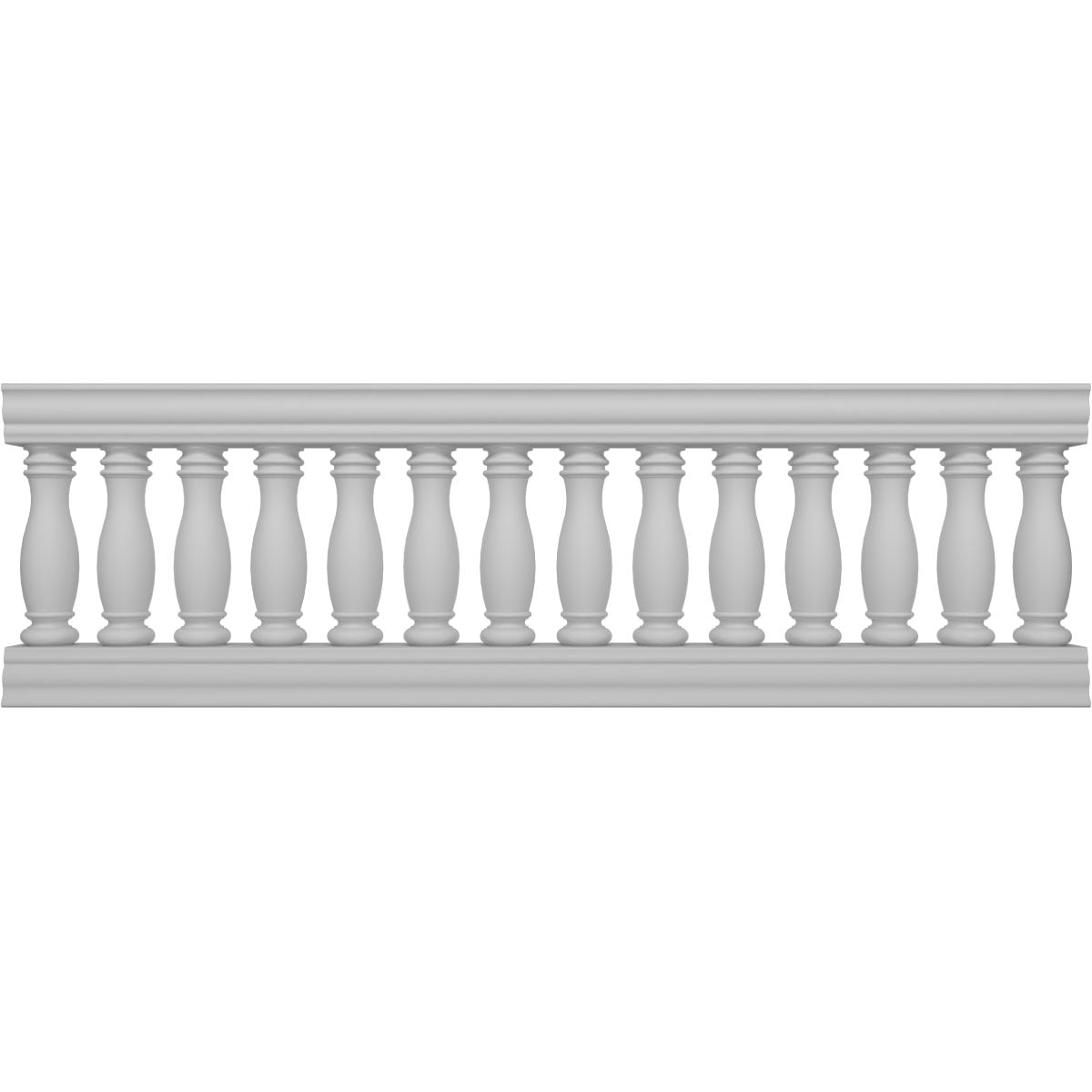 Ekena Millwork 32"H x 8'L Fiberthane Embassy Unassembled Balustrade ...