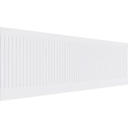 56" Height with 20" Wide Adjustable Wall Panels, Deluxe Shaker 8' PVC ...