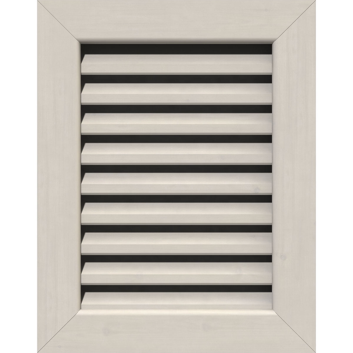 Ekena Millwork 32"W x 26"H Rectangle Gable Vent (37"W x 31"H Frame Size ...