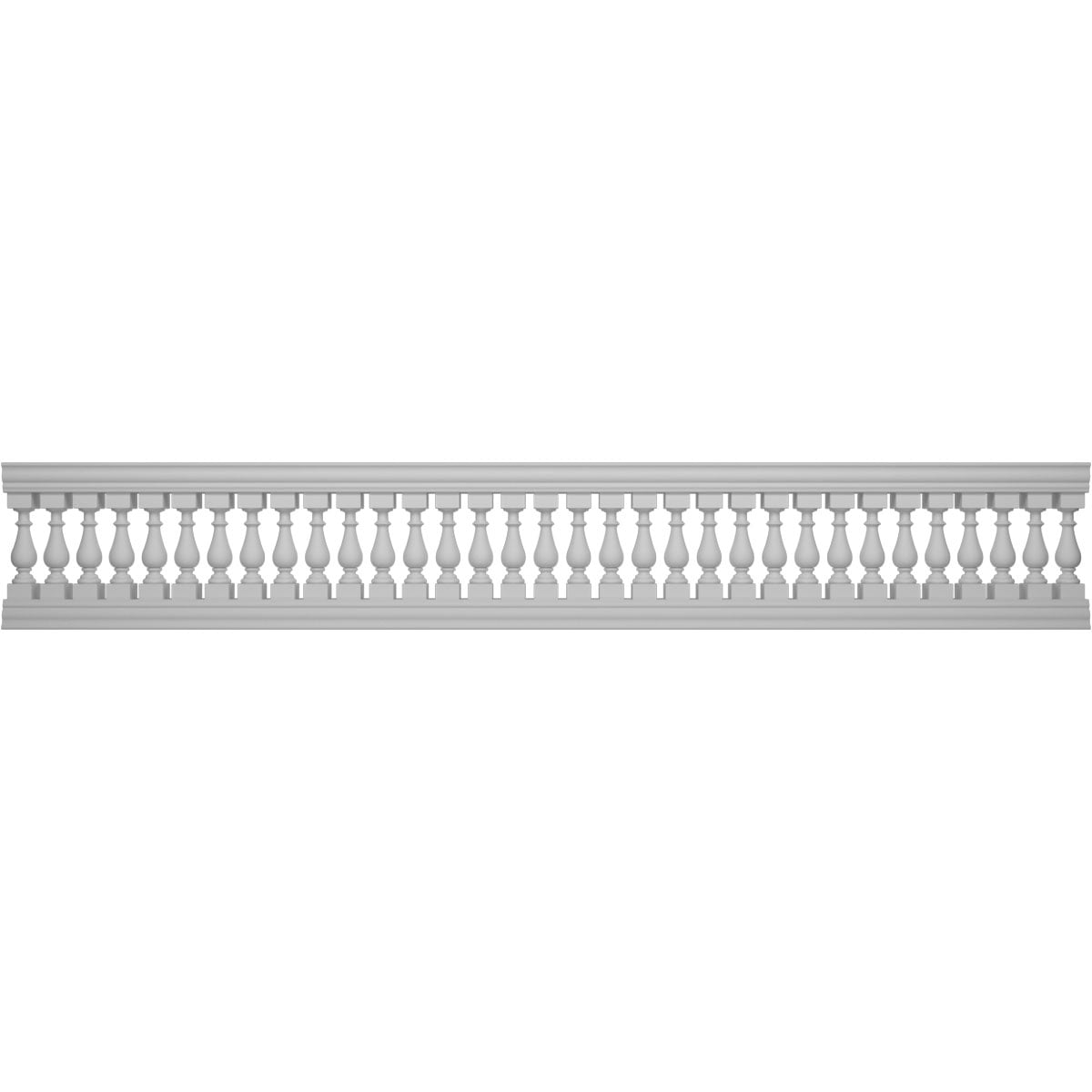 Ekena Millwork 33"H x 16'L Fiberthane Traditional Unassembled ...
