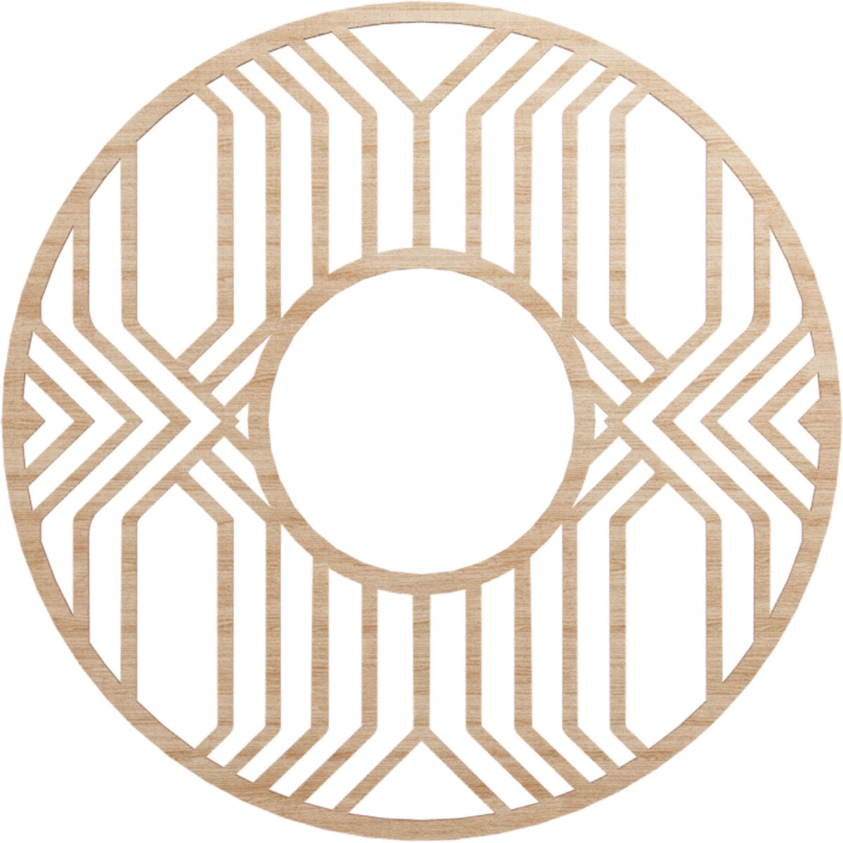 Ekena Millwork 34"OD x 12 1/2"ID x 3/8"T Empire Wood Fretwork Pierced ...