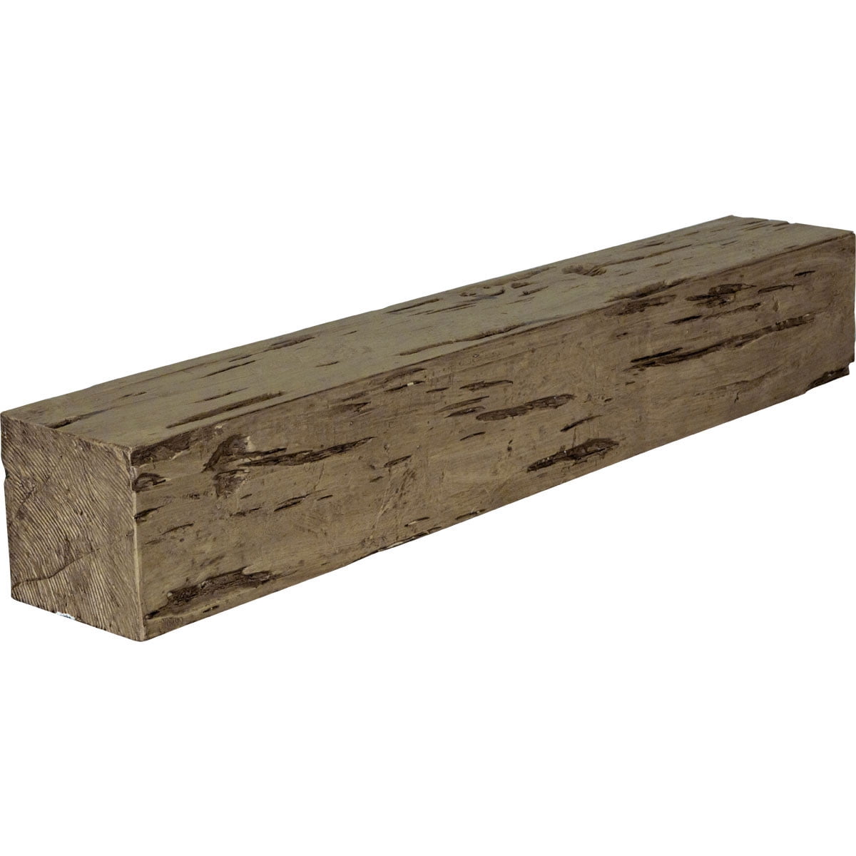Ekena Millwork 4"H x 4"D x 84"W Pecky Cypress Faux Wood Fireplace ...