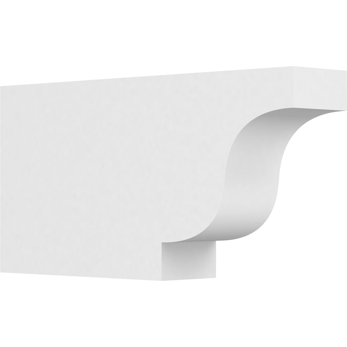 Ekena Millwork 4"W X 10"H X 20"L Standard Newport Architectural Grade ...