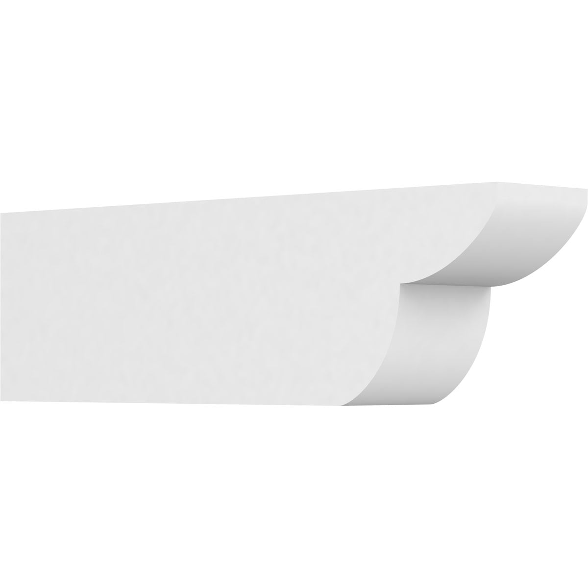 Ekena Millwork 4"W X 6"H X 20"L Standard Crestline Architectural Grade ...