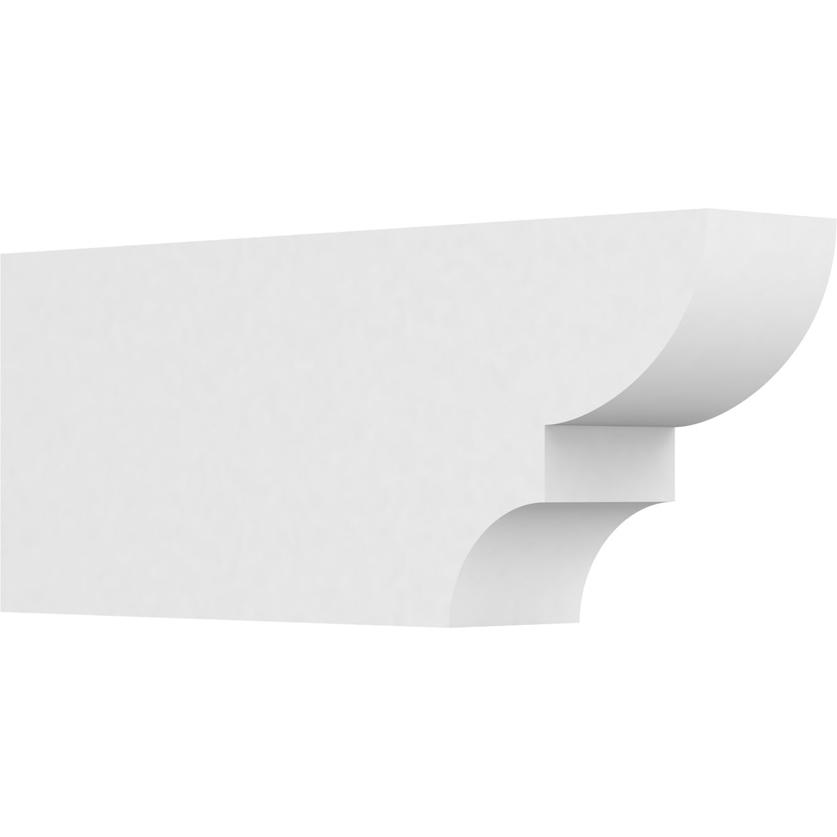 Ekena Millwork 4"W X 8"H X 20"L Standard Ridgewood Architectural Grade ...