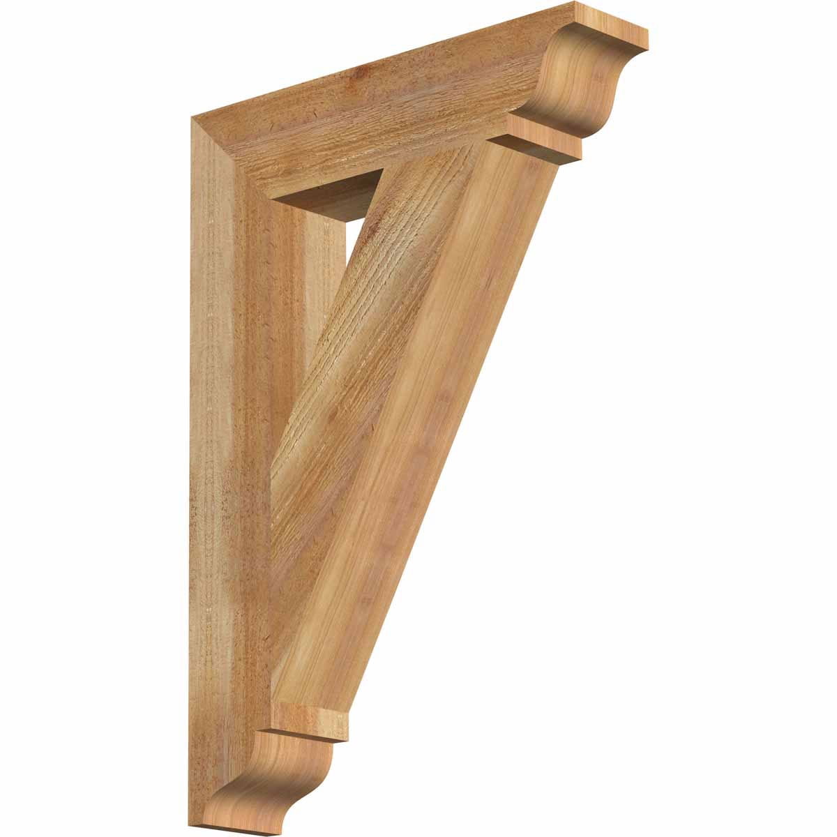 Ekena Millwork 4"W x 18"D x 26"H Traditional Traditional Rough Sawn ...