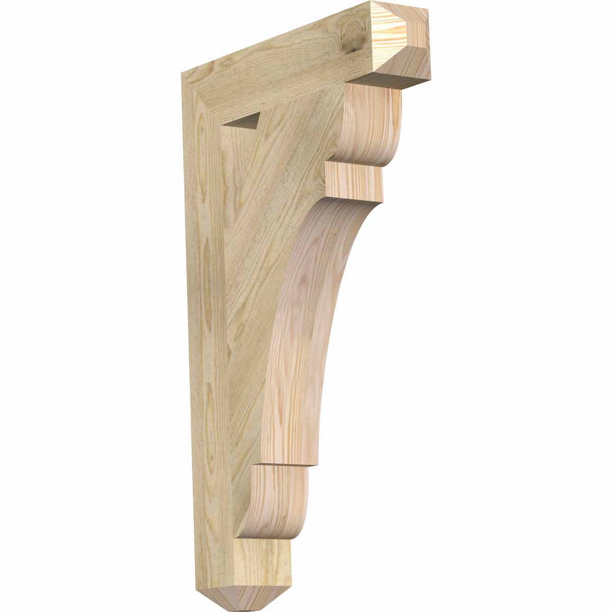 Ekena Millwork 4"W x 20"D x 32"H Olympic Craftsman Rough Sawn Bracket ...