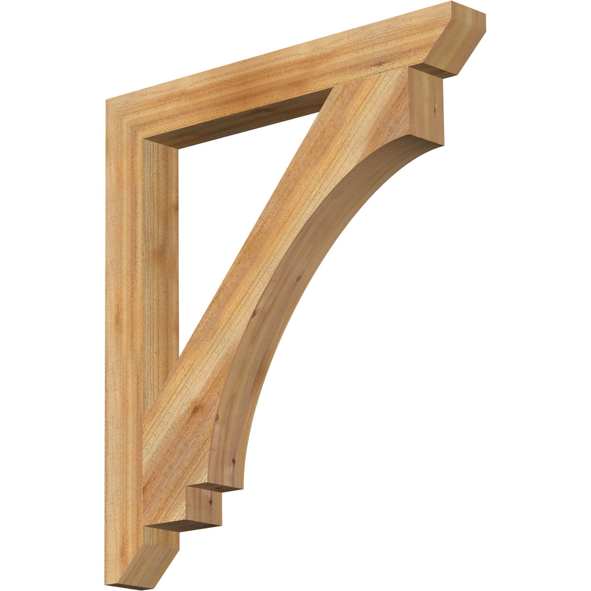 Ekena Millwork 4"W x 34"D x 38"H Imperial Slat Rough Sawn Bracket ...