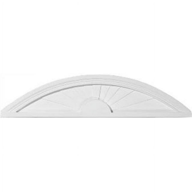 Ekena Millwork 40"W x 9"H x 1 3/4"P Elliptical Sunburst Pediment ...