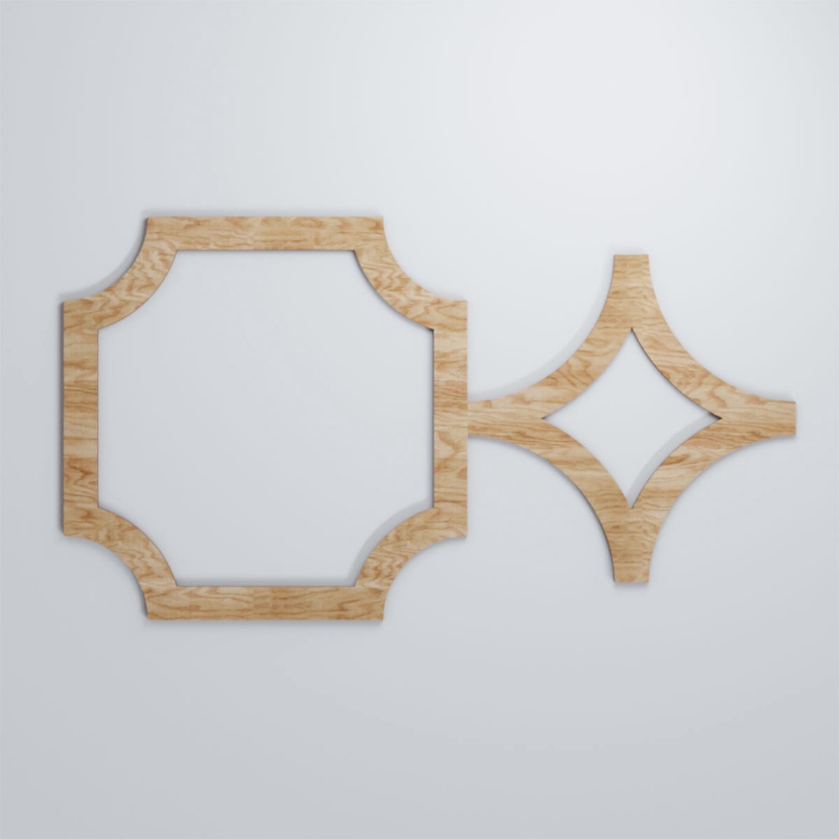 Ekena Millwork 42 3/8"W x 23 3/8"H x 3/8"T Large Anderson Decorative ...