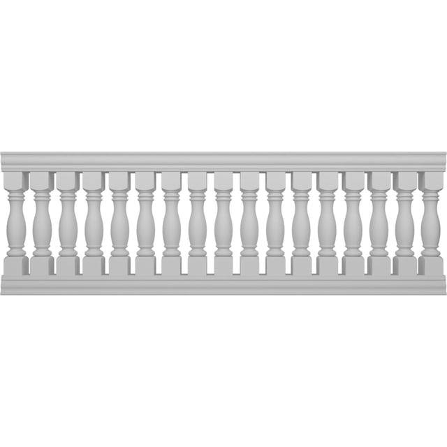 Ekena Millwork 42"H x 10'L Fiberthane Embassy Unassembled Balustrade ...