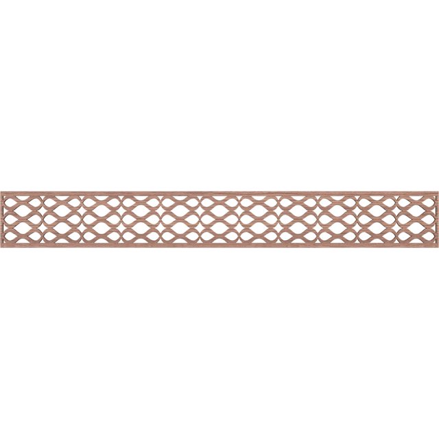 Ekena Millwork 46 1/4"W x 6"H x 3/8"T Somerset Fretwork Moulding ...