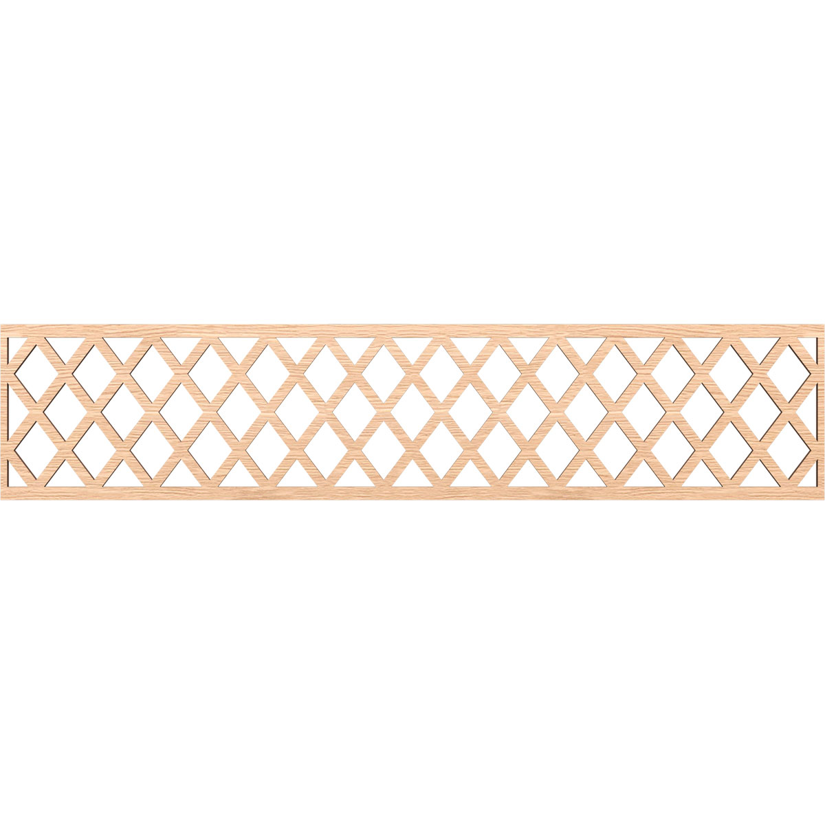 Ekena Millwork 46 3/4"W x 10"H x 1/4"T Manchester Fretwork Moulding, Red Oak - Walmart.com