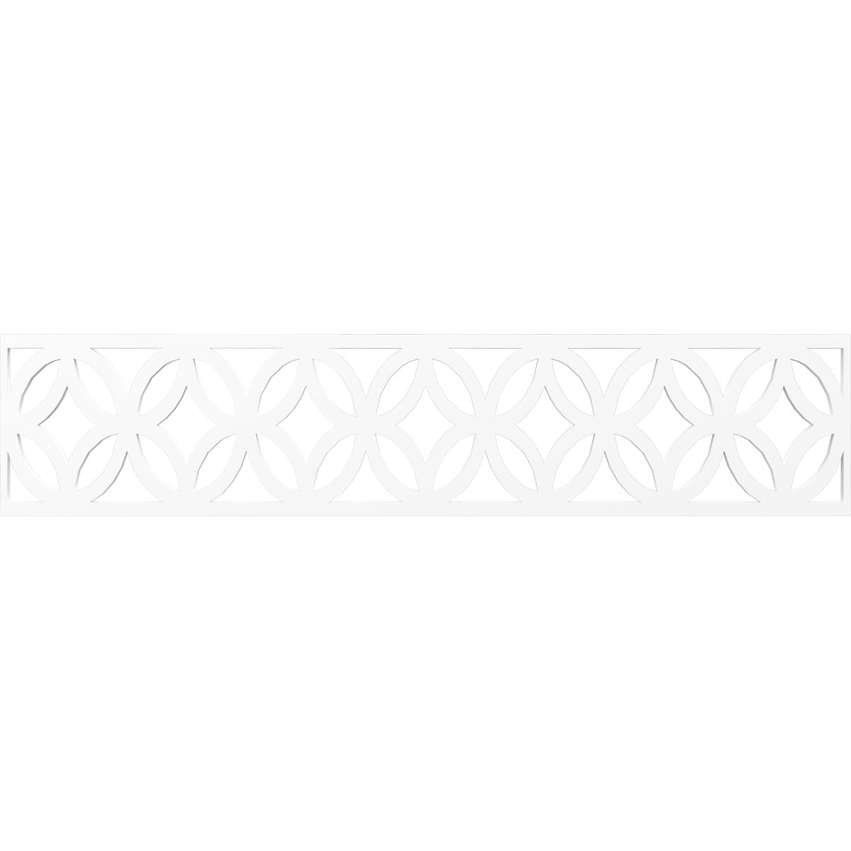 Ekena Millwork 46 3/4"W x 10"H x 3/8"T Crosby Fretwork Moulding ...
