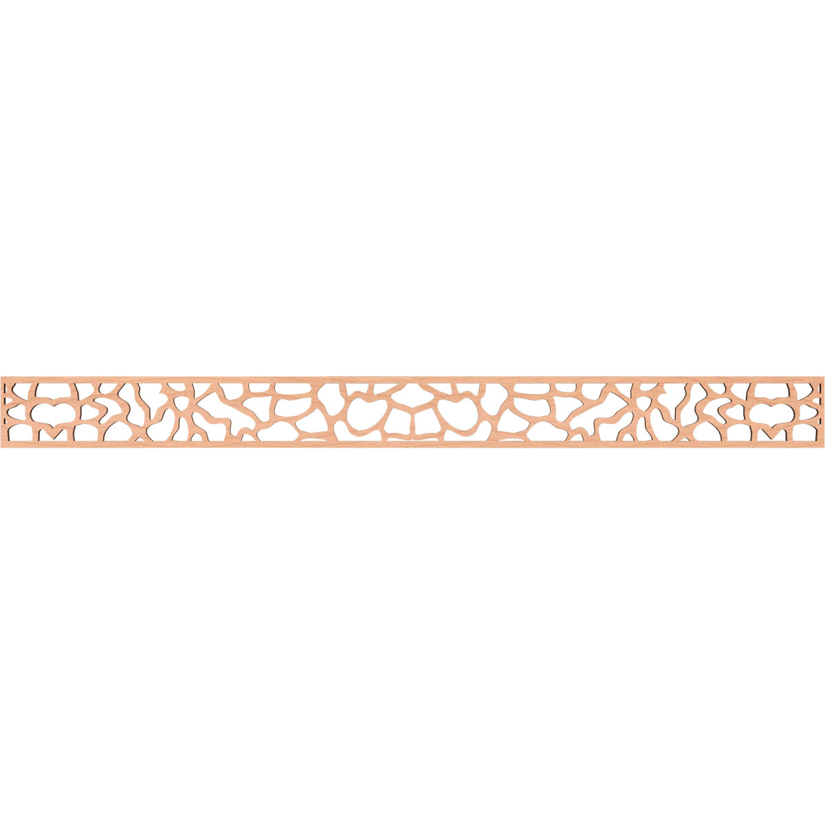 Ekena Millwork 46 3/8"W x 4"H x 1/4"T Rochester Fretwork Moulding ...