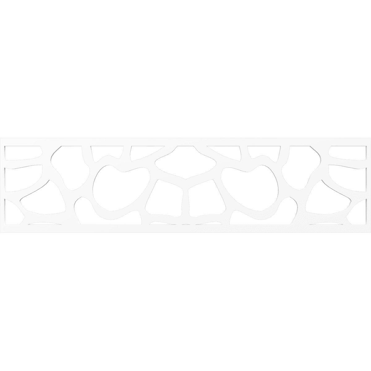 Ekena Millwork 47"W x 12"H x 3/8"T Rochester Fretwork Moulding ...