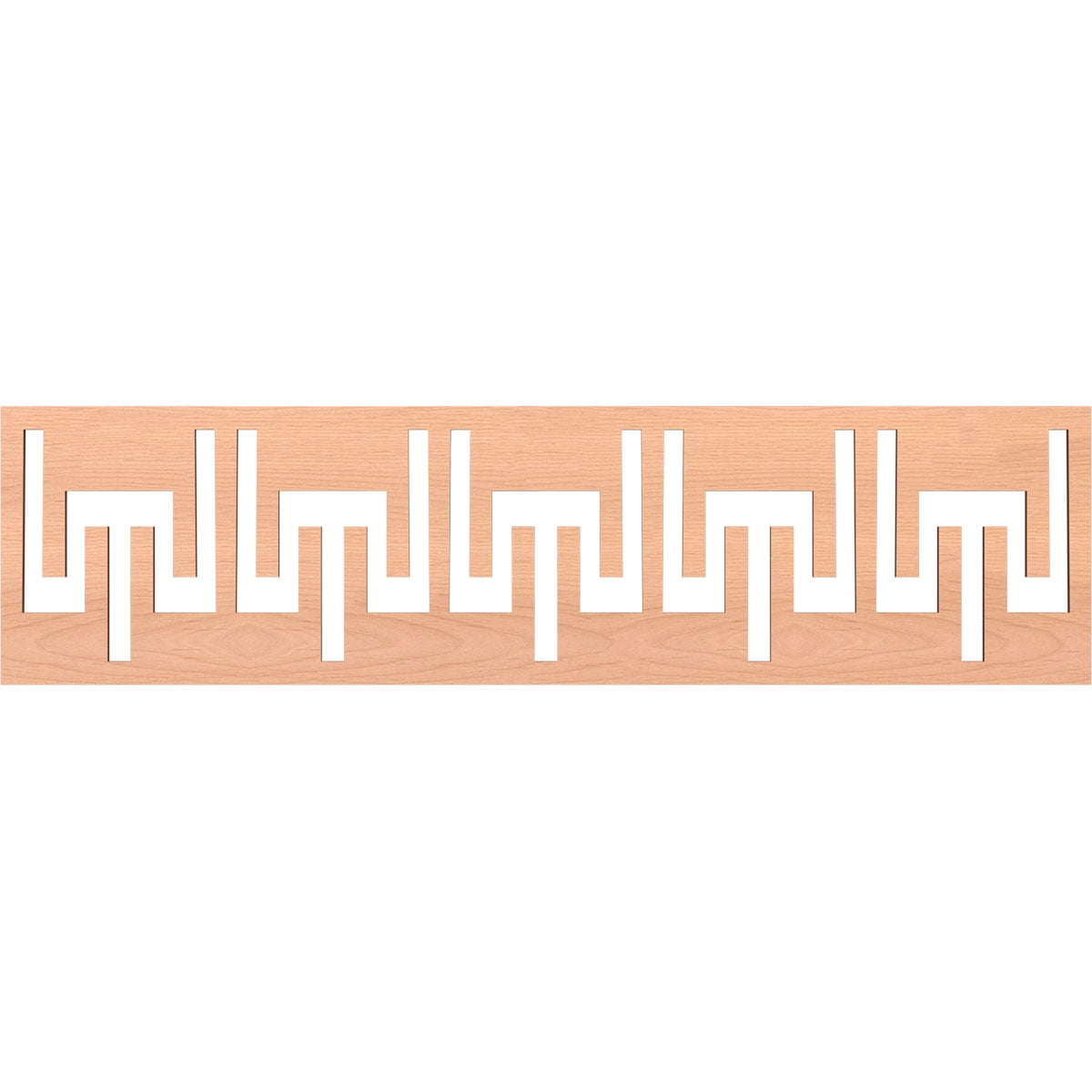 Ekena Millwork 47"W x 12"H x 3/8"T Victory Fretwork Moulding, Alder ...