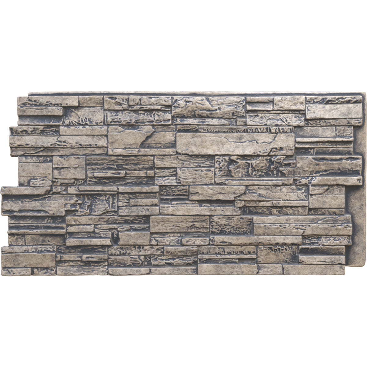 Ekena Millwork 48 5/8"W x 24 3/4"H x 1 1/4"D Cascade Stacked Stone ...