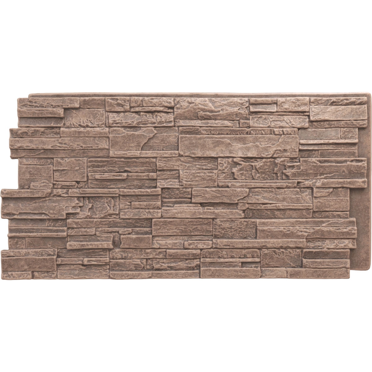 Ekena Millwork 48 5/8"W x 24 3/4"H x 1 1/4"D Cascade Stacked Stone ...