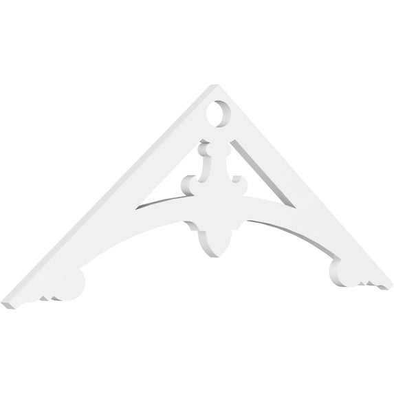 Free Shipping! Ekena Millwork 48W x 18H PVC Gable Pediment ...