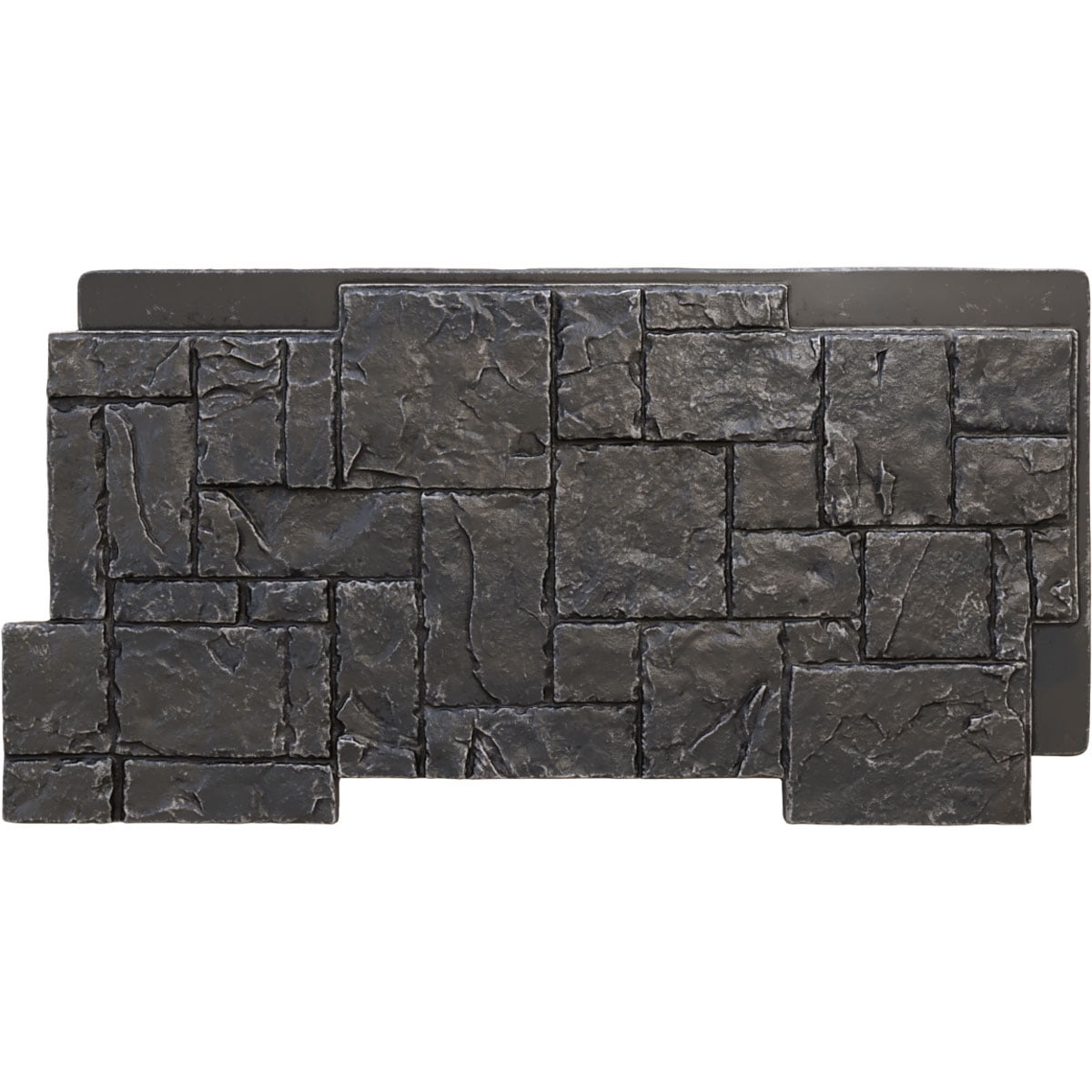 Ekena Millwork 49"W x 24 1/2"H x 1 1/4"D Castle Rock Stacked Stone ...