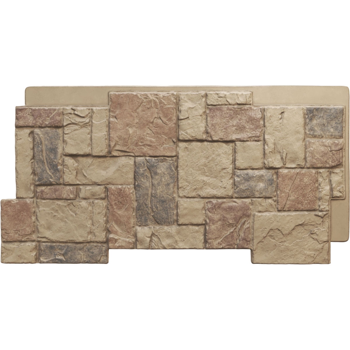 Ekena Millwork 49"W x 24.50"H x 1.25"D Castle Rock Stacked Stone ...