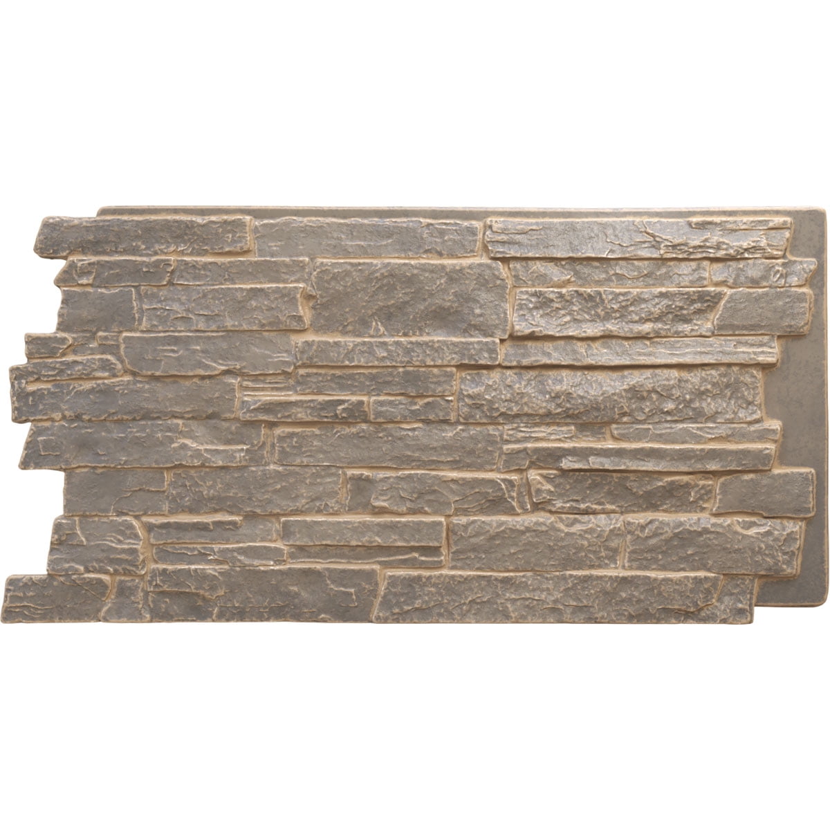 Ekena Millwork 49"W x 25 1/2"H x 1 1/4"D Acadia Ledge Stacked Stone ...