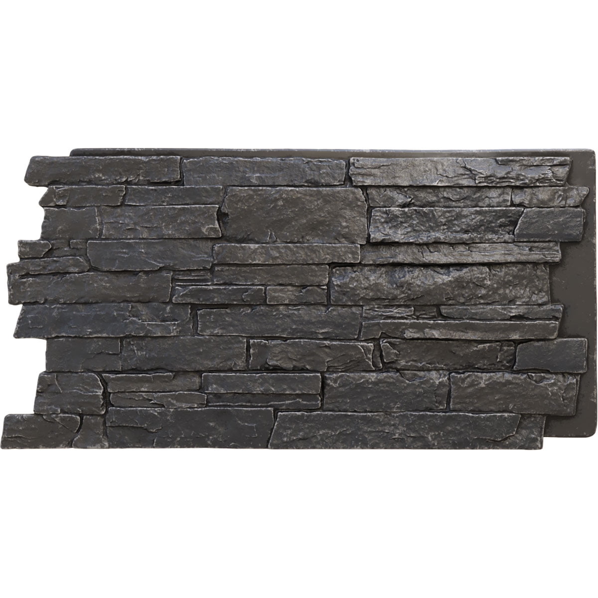 Ekena Millwork 49"W x 25 1/2"H x 1 1/4"D Acadia Ledge Stacked Stone ...