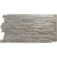 Ekena Millwork 49"W x 25 1/2"H x 1 1/4"D Acadia Ledge Stacked Stone ...
