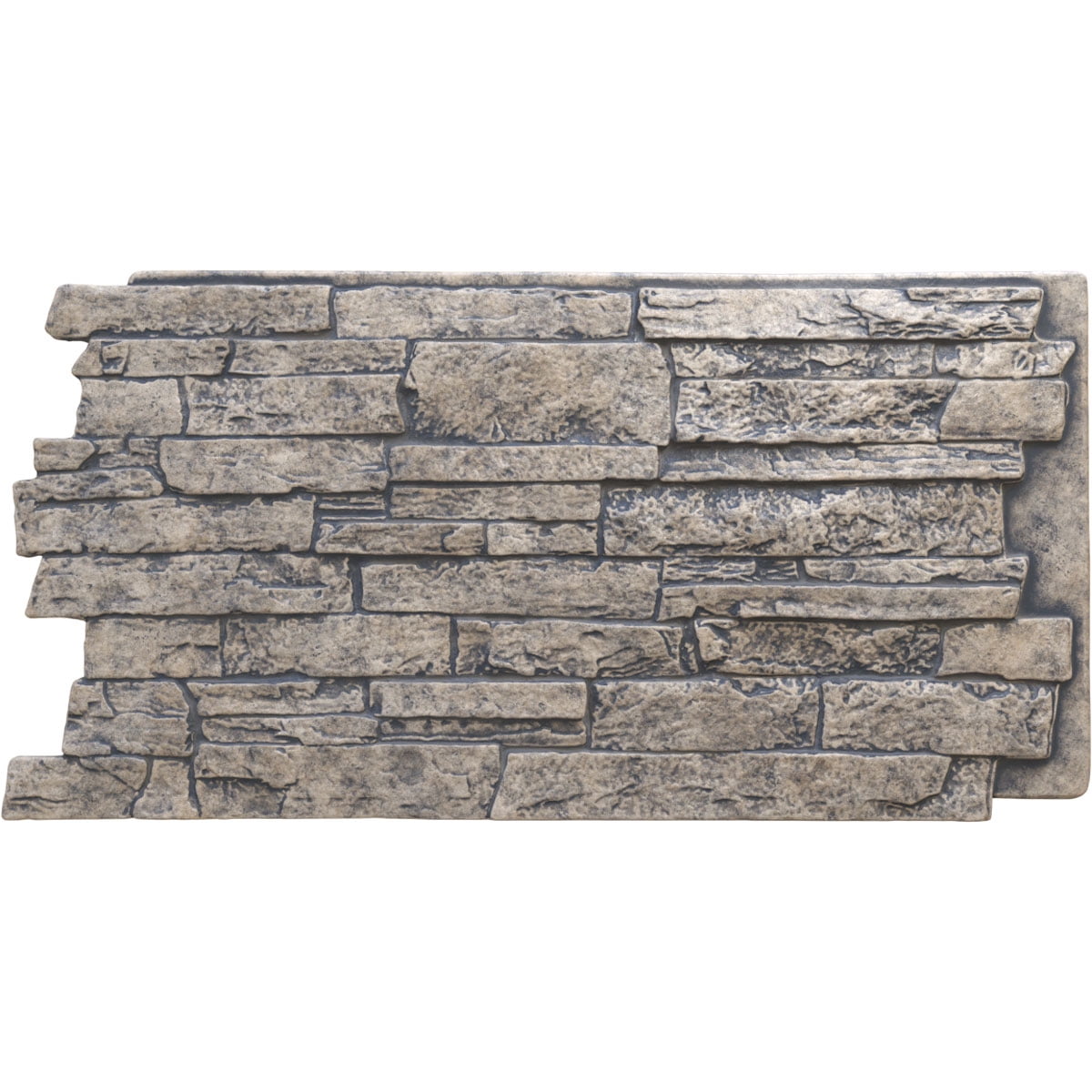 Ekena Millwork 49"W x 25 1/2"H x 1 1/4"D Acadia Ledge Stacked Stone ...