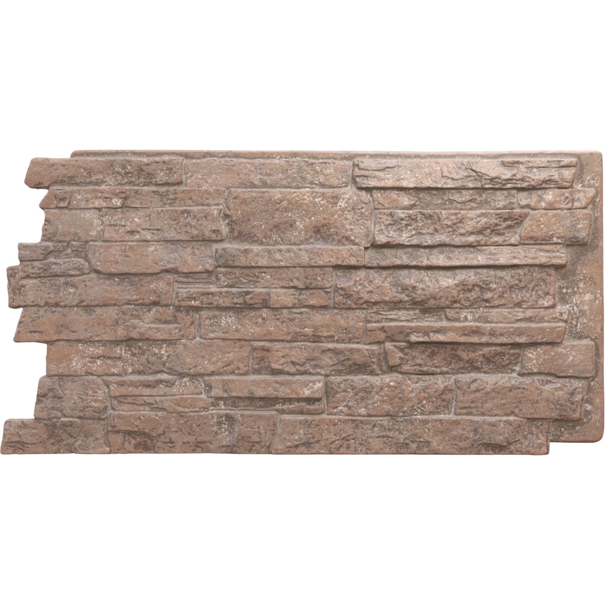 Ekena Millwork 49"W x 25 1/2"H x 1 1/4"D Acadia Ledge Stacked Stone ...