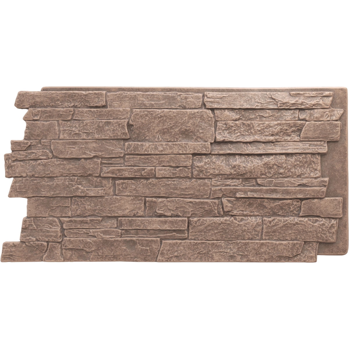 Ekena Millwork 49"W x 25 1/2"H x 1 1/4"D Acadia Ledge Stacked Stone ...