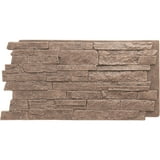 Ekena Millwork 49"W x 25 1/2"H x 1 1/4"D Acadia Ledge Stacked Stone ...