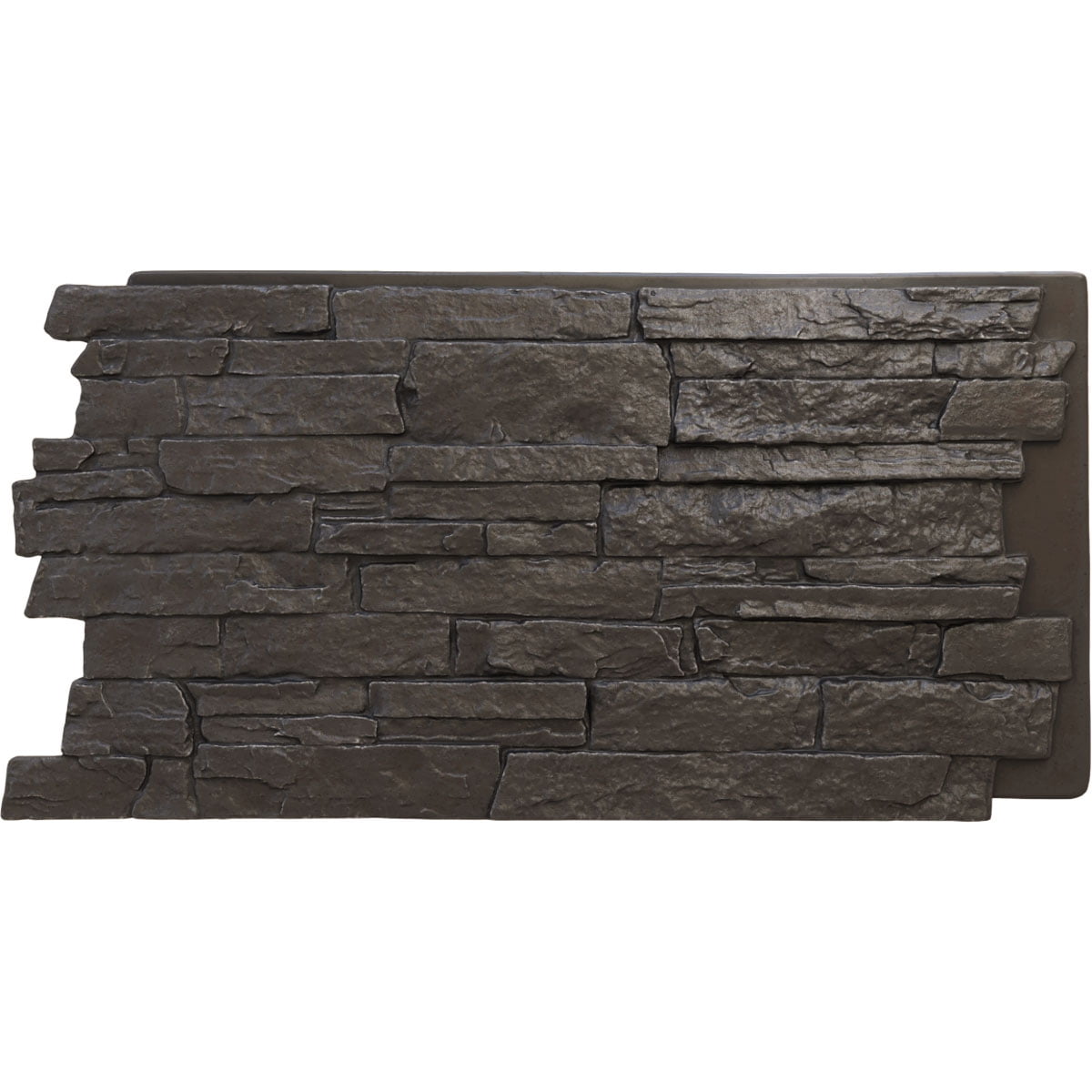 Ekena Millwork 49"W x 25 1/2"H x 1 1/4"D Acadia Ledge Stacked Stone ...