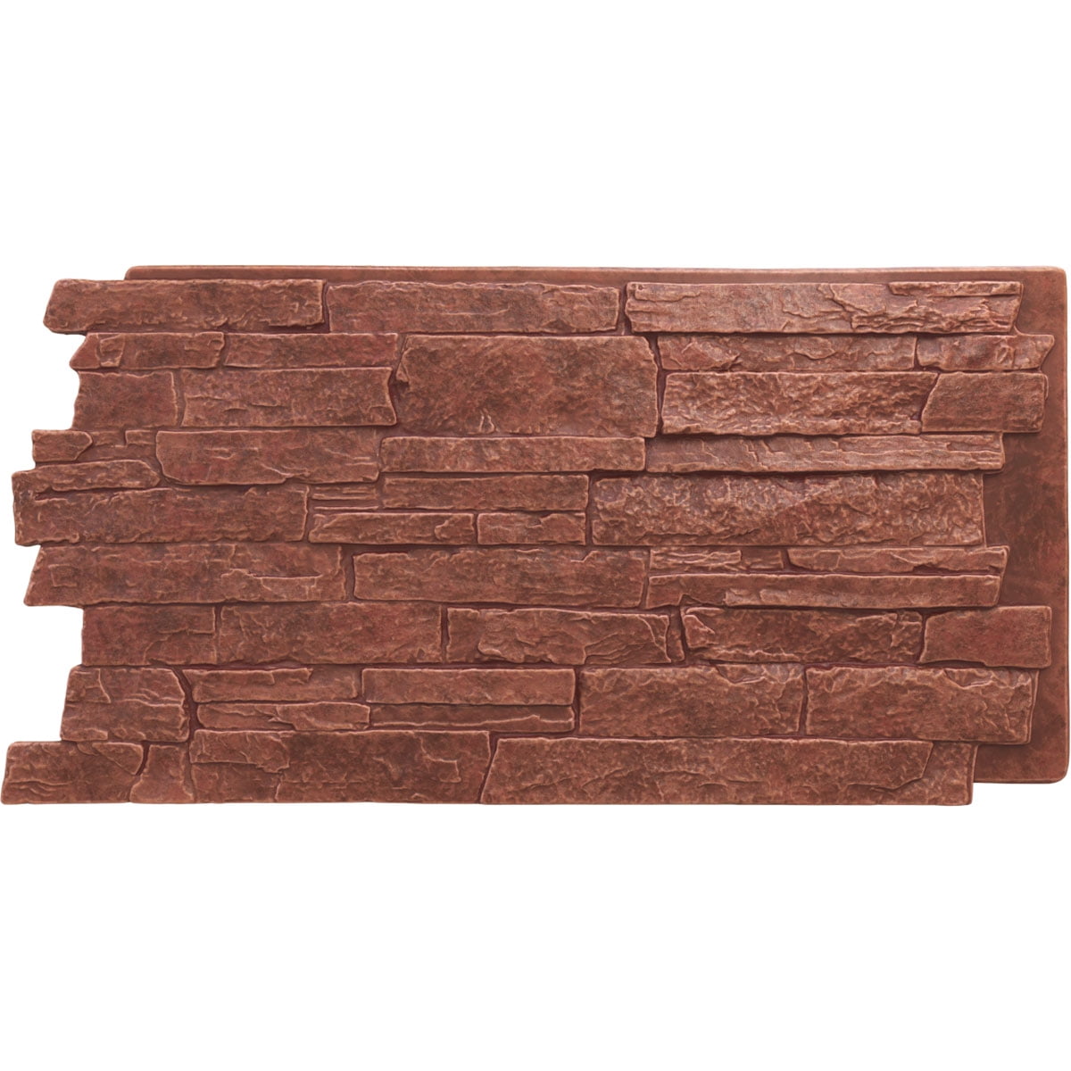 Ekena Millwork 49"W x 25 1/2"H x 1 1/4"D Acadia Ledge Stacked Stone ...