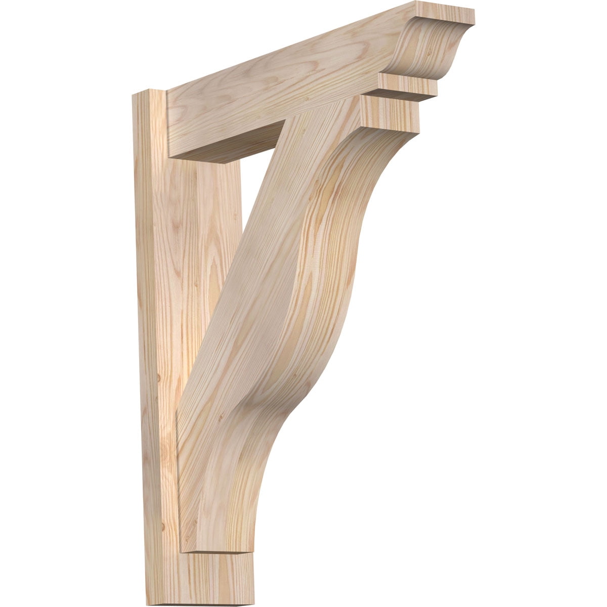 Ekena Millwork 5 1/2"W x 22"D x 26"H Funston Smooth Traditional ...