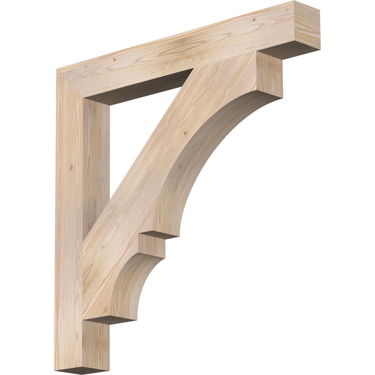 Ekena Millwork 5 1/2"W x 44"D x 44"H Balboa Block Smooth Bracket ...