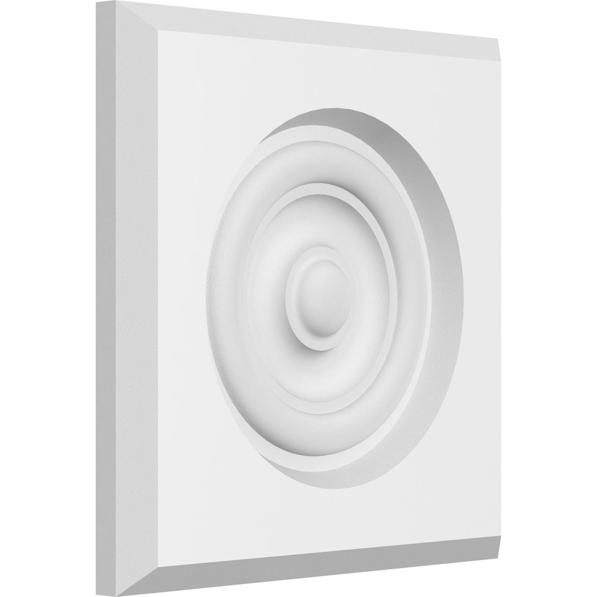 Ekena Millwork 5"W x 5"H x 1/2"P Standard Sedgwick Bullseye Rosette ...