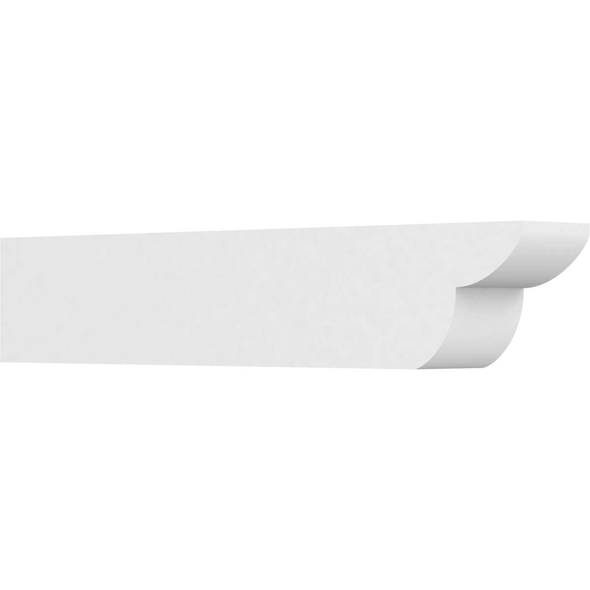 Ekena Millwork 6"W X 8"H X 42"L Standard Crestline Architectural Grade ...