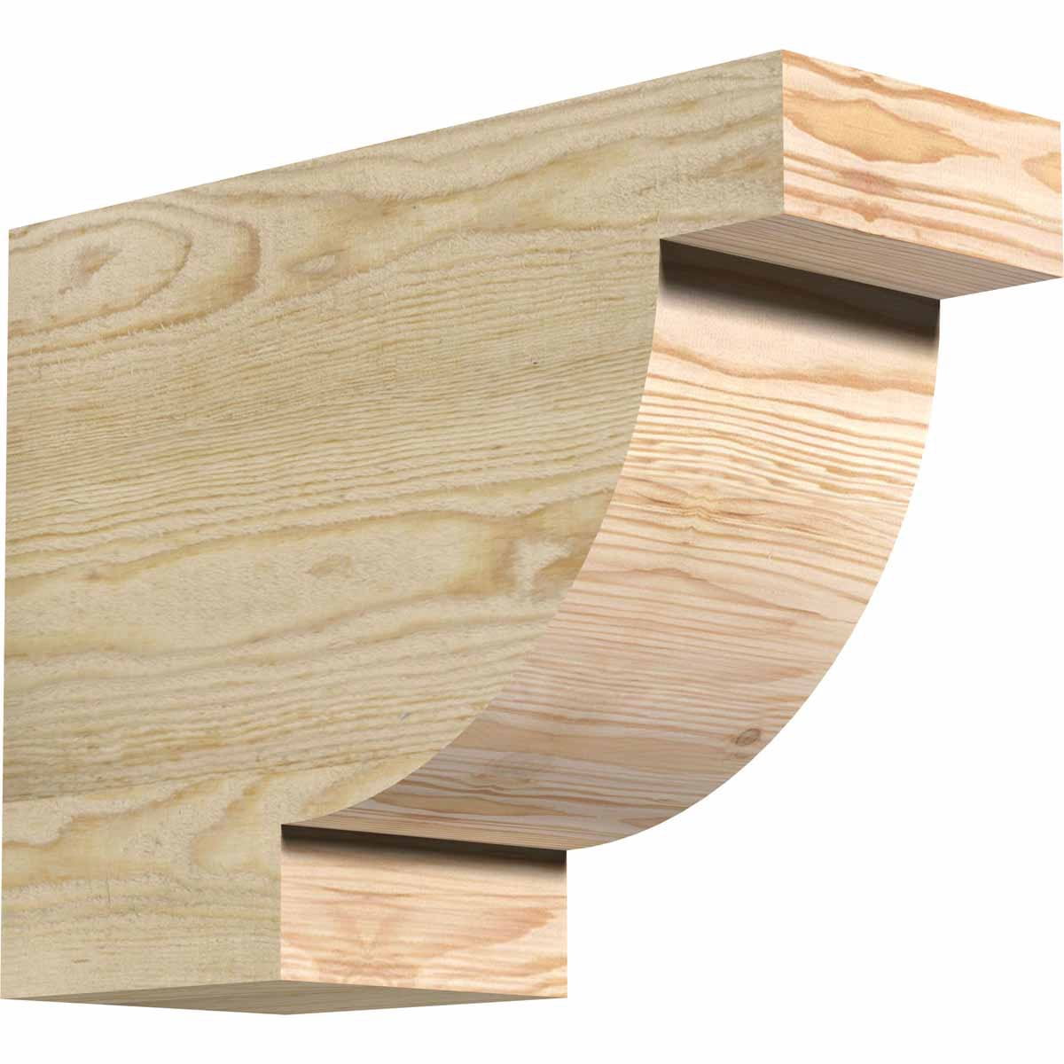 Ekena Millwork 6"W x 12"H x 16"L Alpine Rough Sawn Rafter Tail, Douglas ...