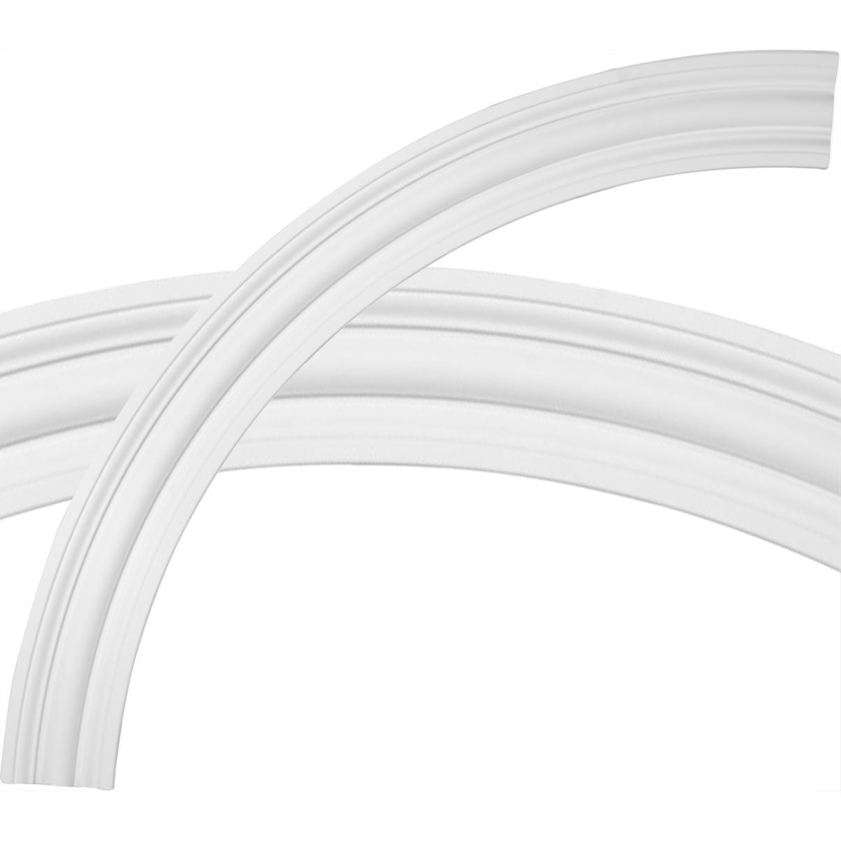 Ekena Millwork 68"OD x 58"ID x 5"W x 1"P Bradford Ceiling Ring (1/4 of ...