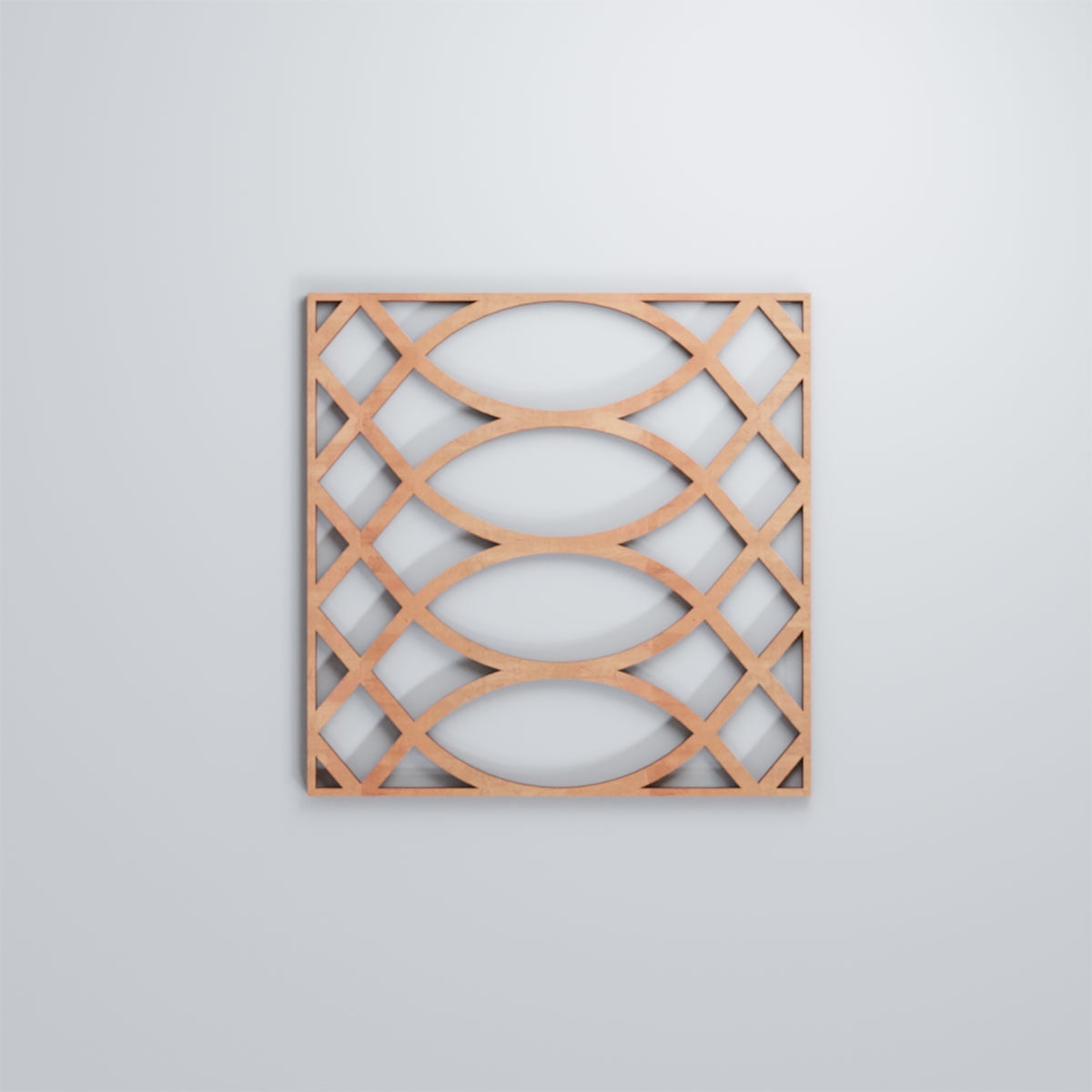 Ekena Millwork 7 3/8"W x 7 3/8"H x 1/4"T Extra Small Montrose ...