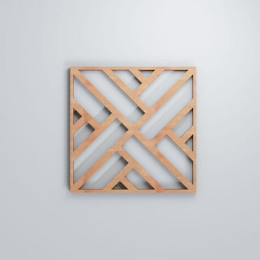 Ekena Millwork 23 3/8"W x 23 3/8"H x 3/8"T Large Garland Decorative ...